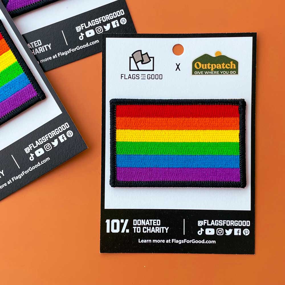 Rainbow Pride Flag Patch – CLUBHOUSE kid & craft