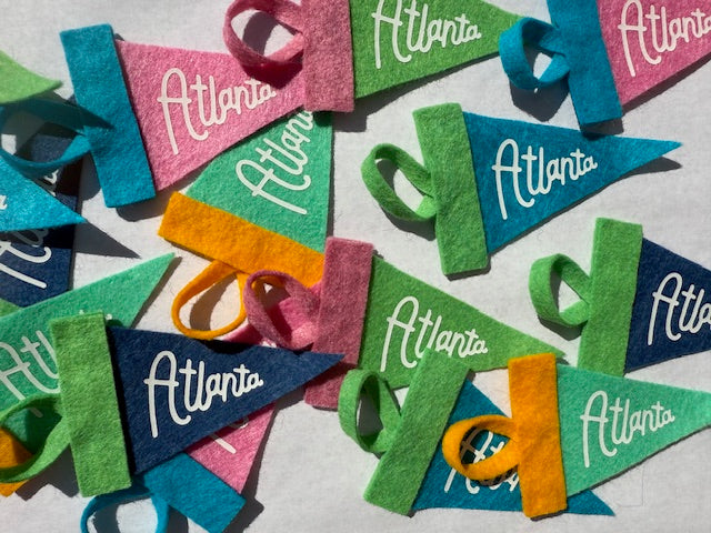 Atlanta Mini Pennant Flag – CLUBHOUSE kid & craft