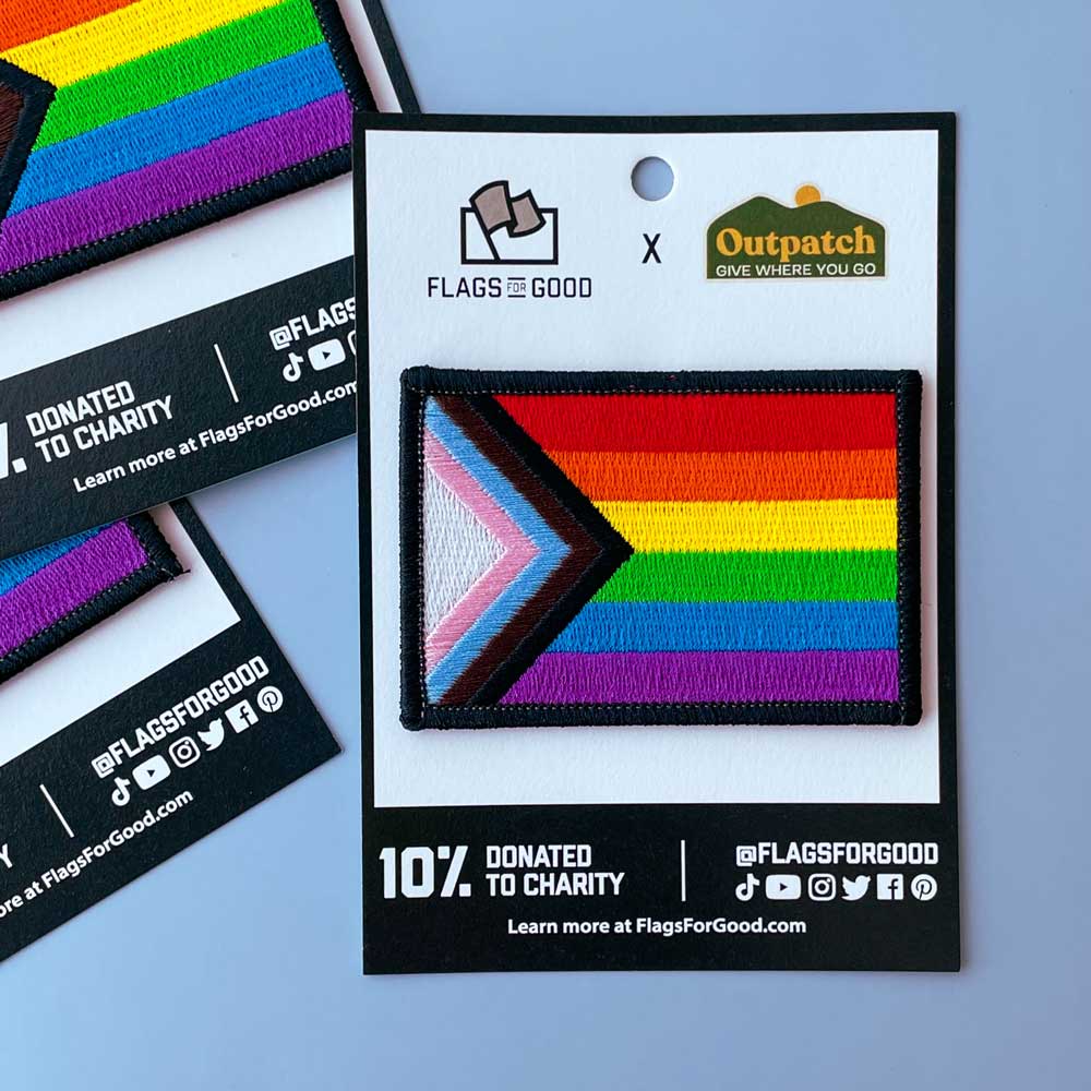 Progress Pride Flag Patch – CLUBHOUSE kid & craft