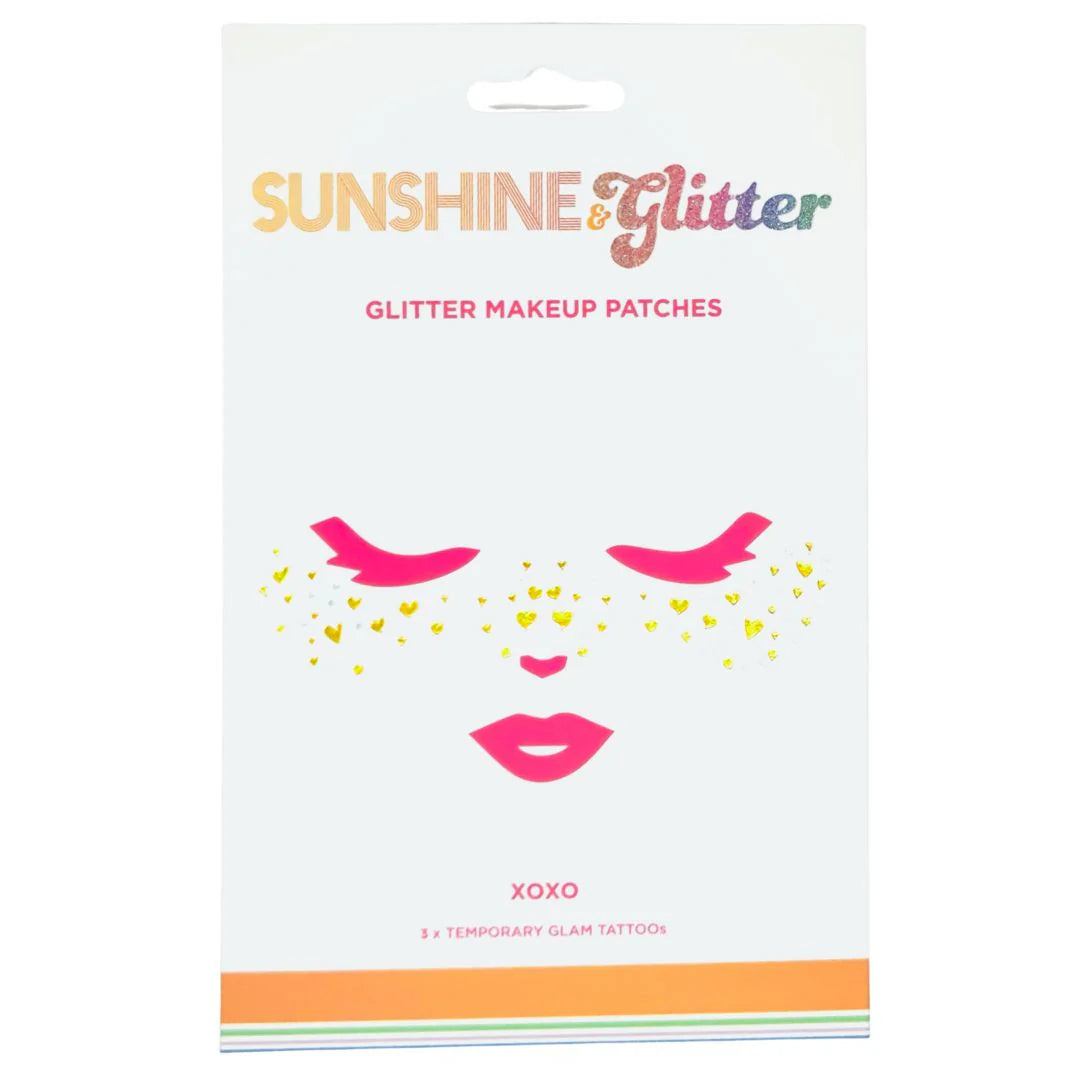 Sunshine & Glitter Face Tattoos | XOXO – CLUBHOUSE kid & craft