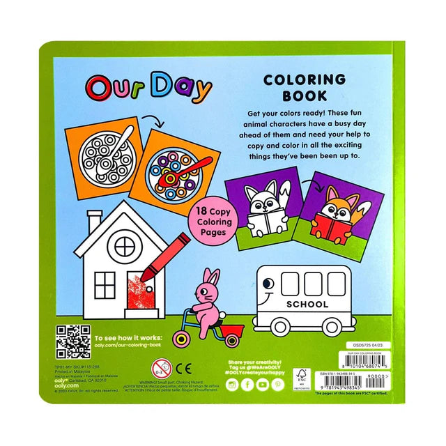 Our Day Coloring Book – CLUBHOUSE kid & craft